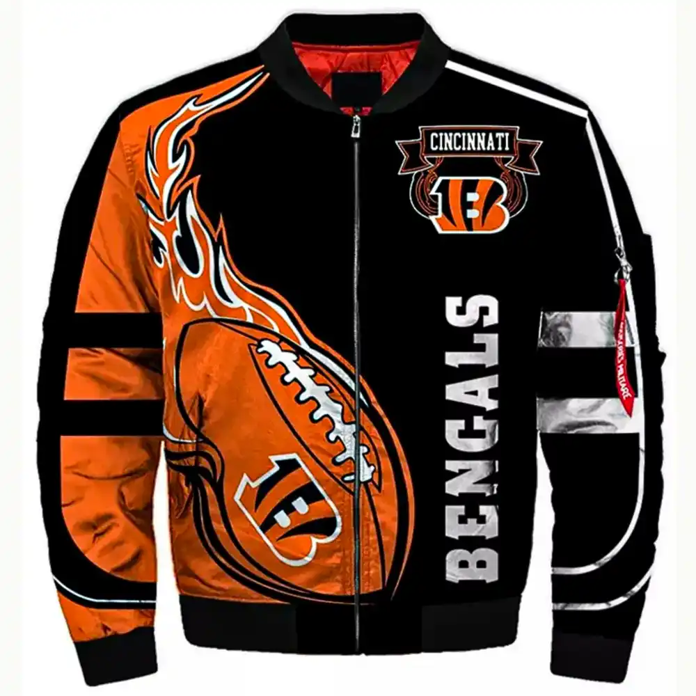 Cincinnati Bengals Bomber Jacket | Cincinnati Bengals Jacket